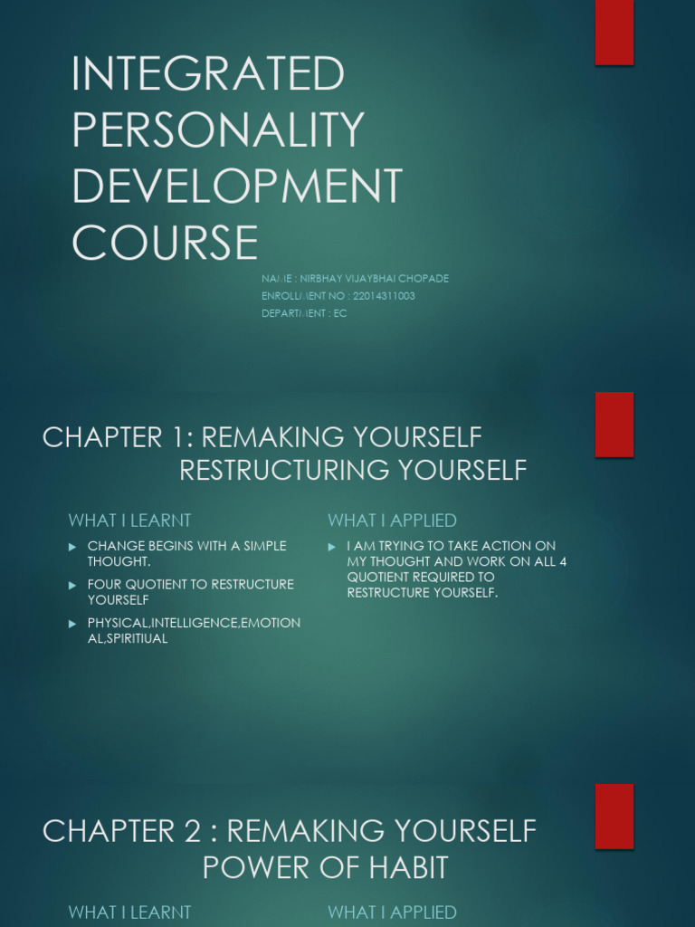 Ipdc Presentation 220143111003 | PDF | Thought | Leadership