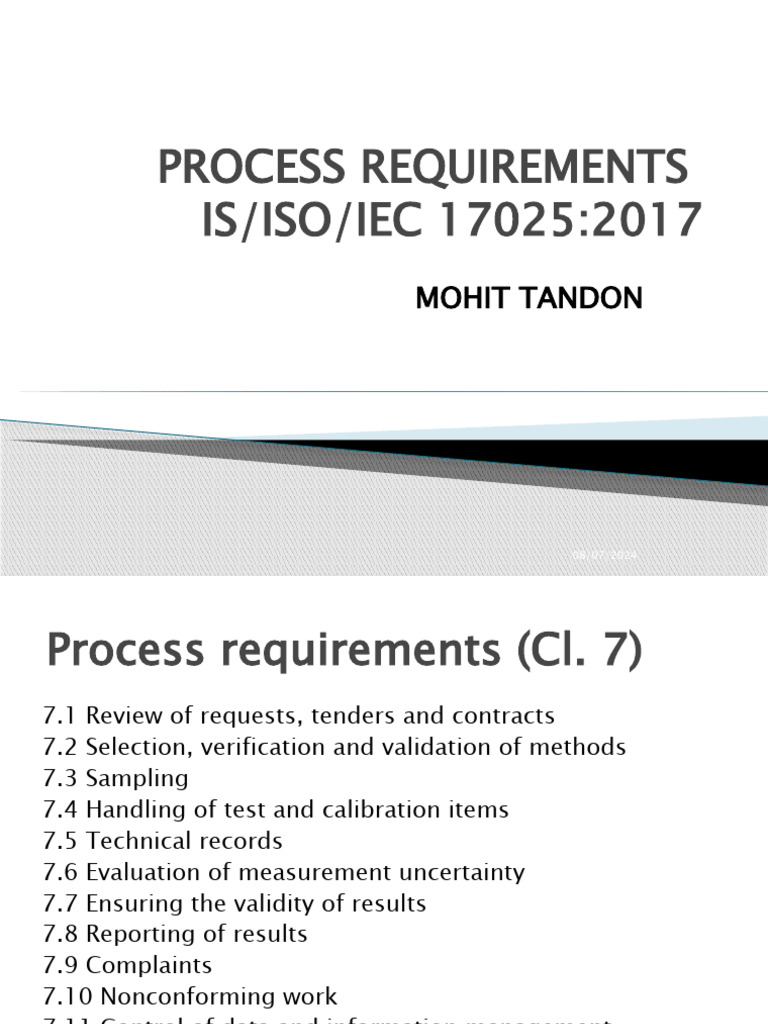 Process 17025 | PDF | Calibration | Verification And Validation