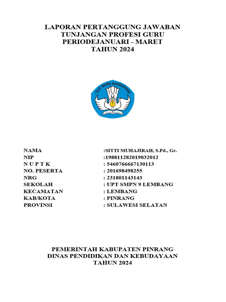 Sampul LPJ Jirah | PDF | Kesehatan Holistik