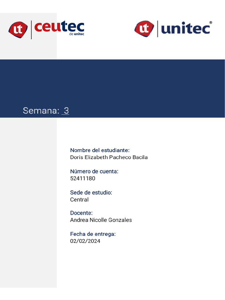 Tarea3.1 - Doris Elizabeth Pacheco - 52411180 | PDF