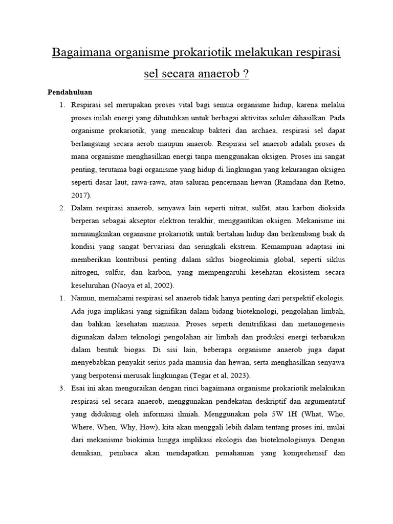 Tugas Resume Annaerob (Revisi) | PDF | Teknologi & Rekayasa