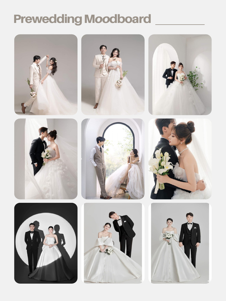 Moodboard Prewedding: Gaya Casual & Korean | PDF | Pengembangan Diri