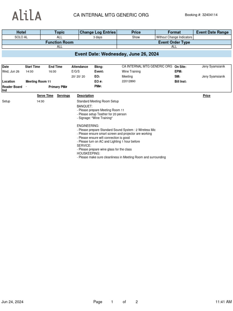 DDR Wine Training 26 June 2024 | PDF