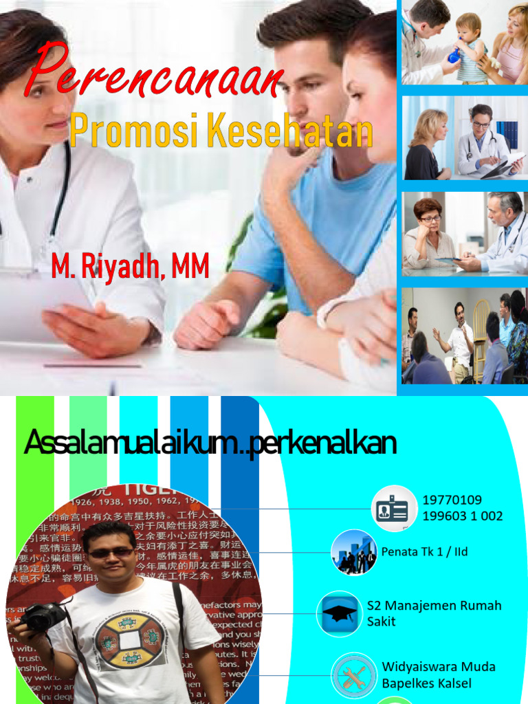 Perencanaan Promkes M RIyadh | PDF | Pengembangan Diri