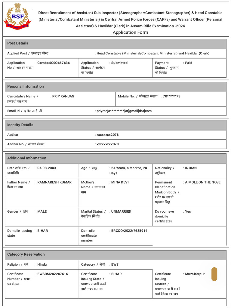 CISF | PDF | Government Of India | Government