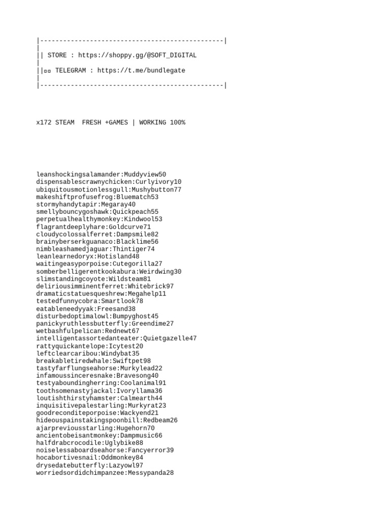 Akun Steam | PDF | Computers | Technology & Engineering