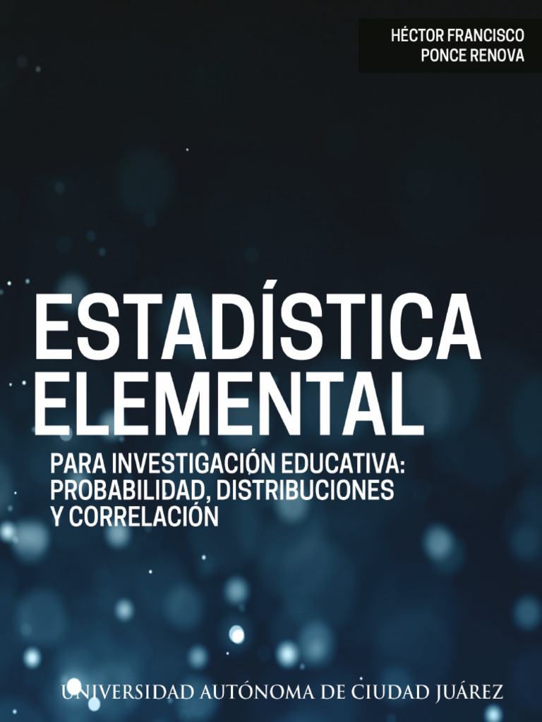 Estadística Elemental para Investigación Educativa: Probabilidad ...