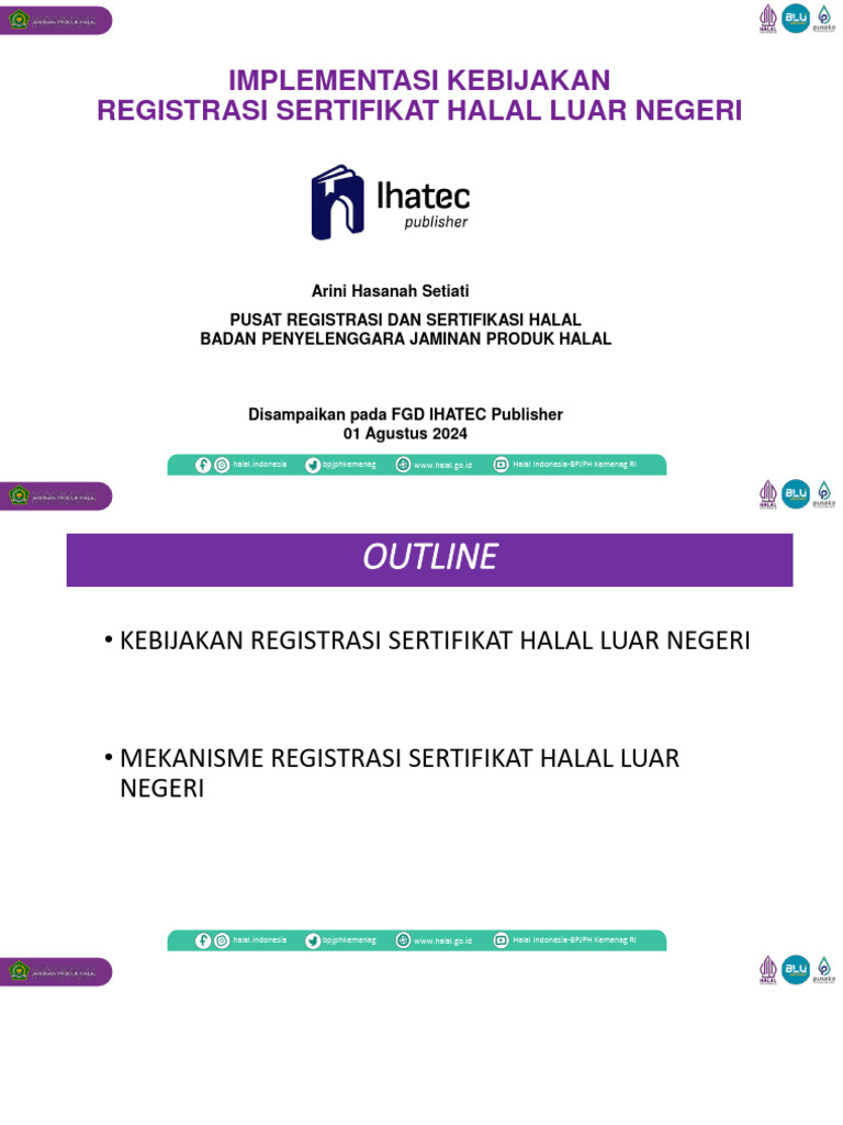 Narasumber 2 - Bahan Paparan Implementasi Kebijakan RSHLN - IHATEC (01 Agustus 2024) | PDF