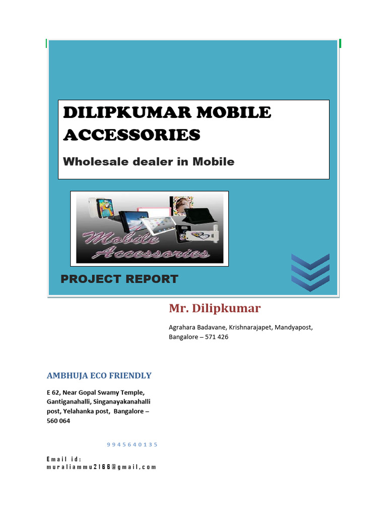 Project Report Dilipkumar Mobile | PDF