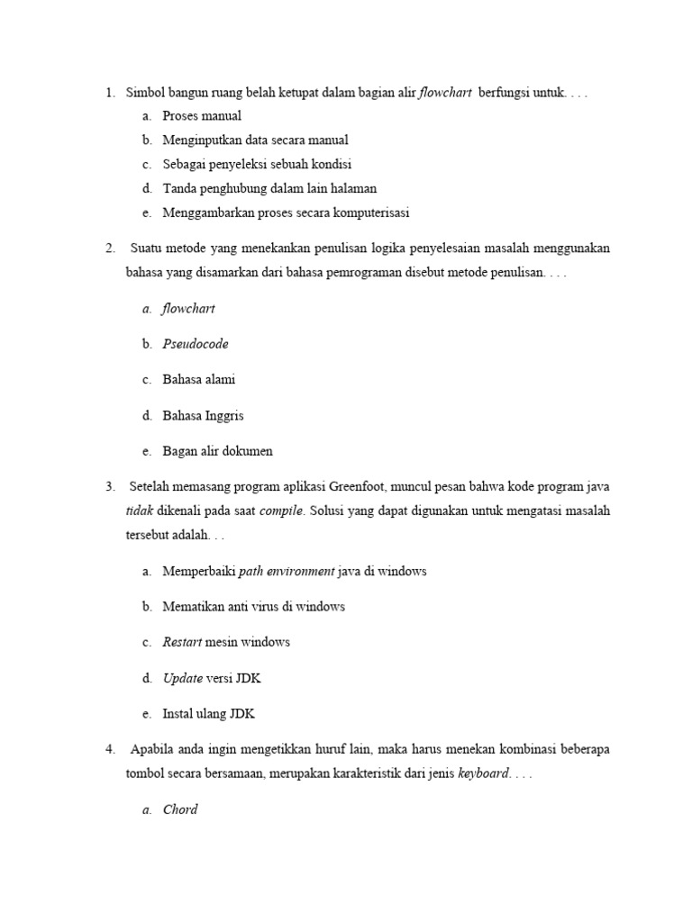 Soal Simdik Uas 1 | PDF | Metode & Bahan Ajar
