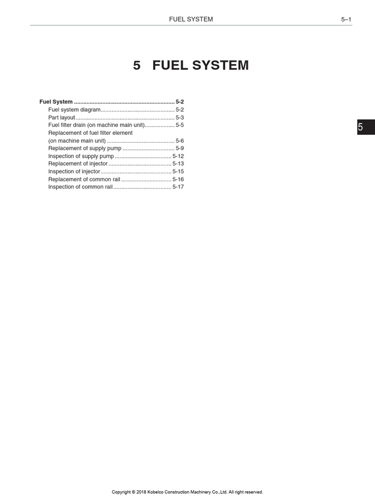 05.00 Fuel System | PDF | Fuel Injection | Pump