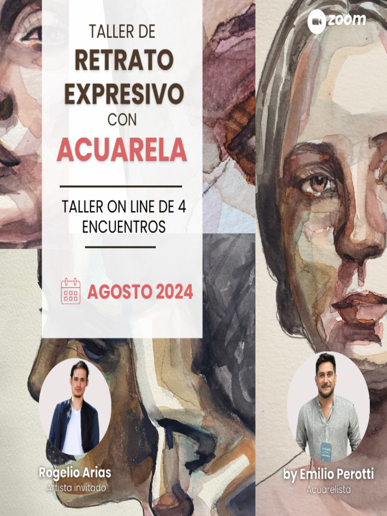 Taller de Retrato Expresivo en Acuarela | PDF | Pintura con acuarelas
