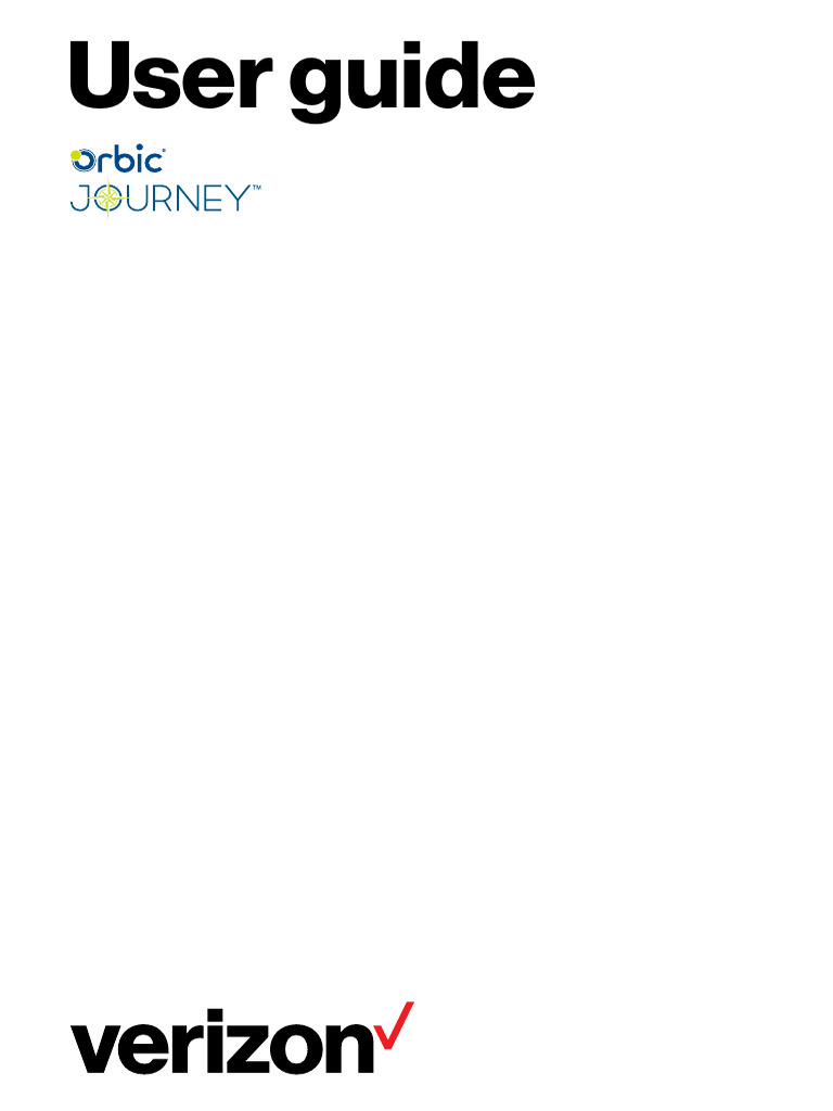 Orbic Journey rc2200l User Guide Manual Eng v7 06092020 | PDF ...