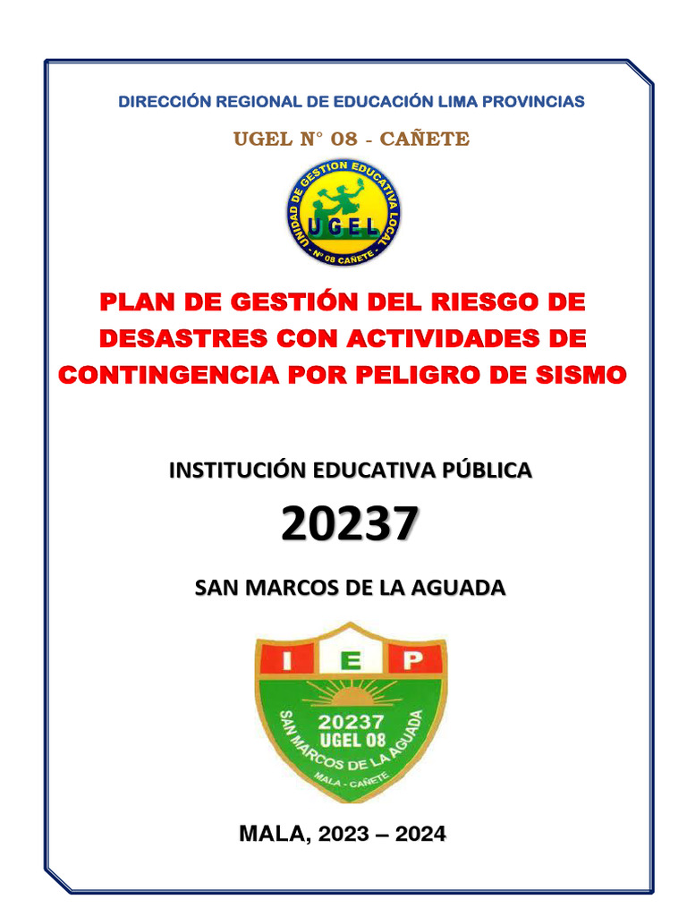 PLAN DE GRD 20237 SMA 2024 Actualizado | PDF | Radiación | Relámpago