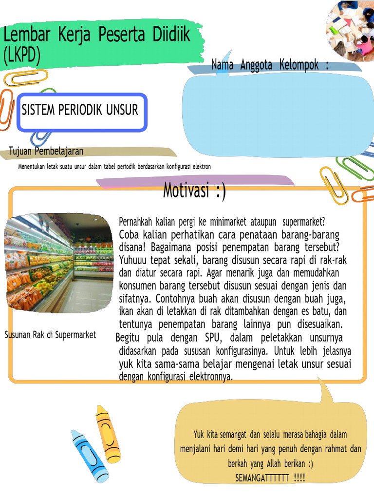 Template - LKPD Spu IV | PDF