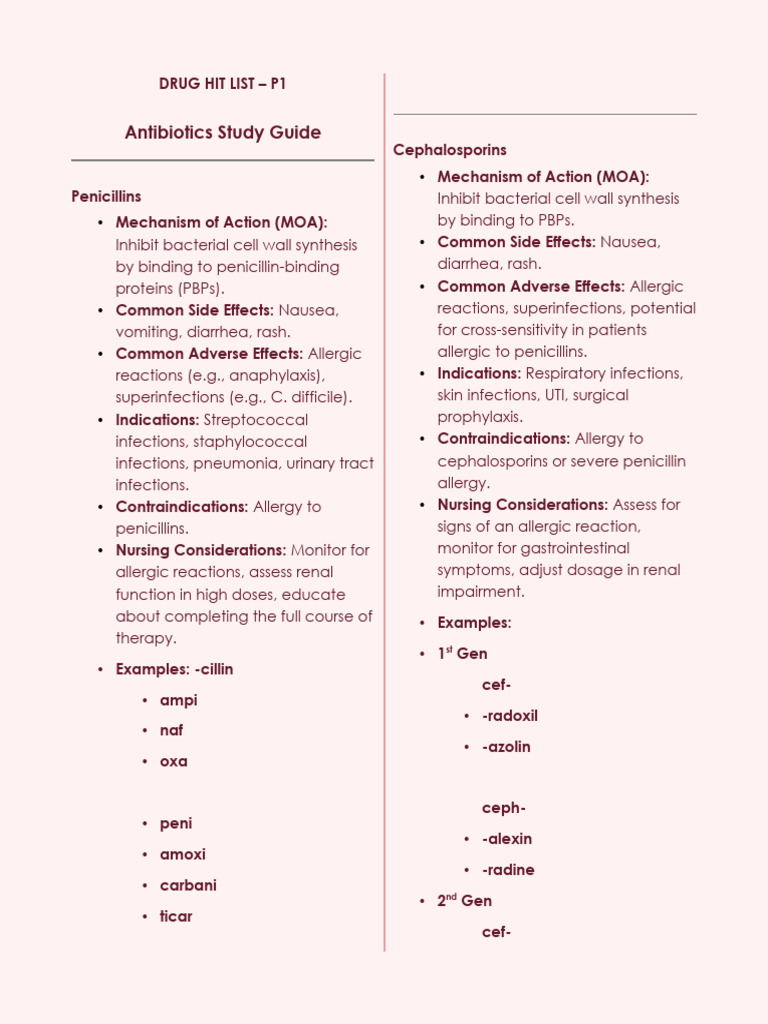 Hes 005 - p1 Drug Hitlist (Inc) | PDF | Nonsteroidal Anti Inflammatory ...