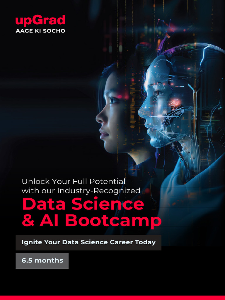Data Science Bootcamp With AI Brochure | PDF | Mentorship | Learning