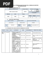 Hoja de Ruta - Semana de Gestión 2025 | PDF | Aprendizaje