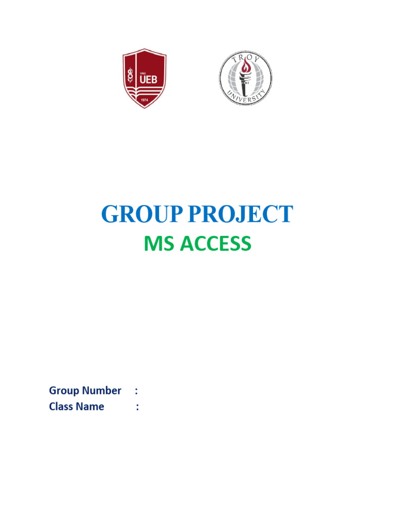 Group Project Template 1 | PDF