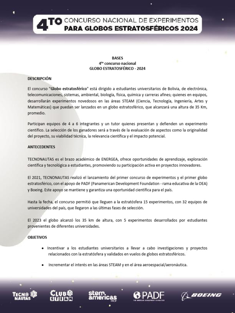 Bases Concurso Globo 2024 | PDF | Experimentar