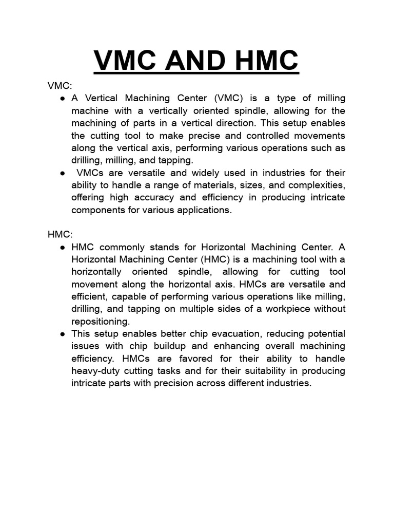 VMC and HMC | PDF | Computers
