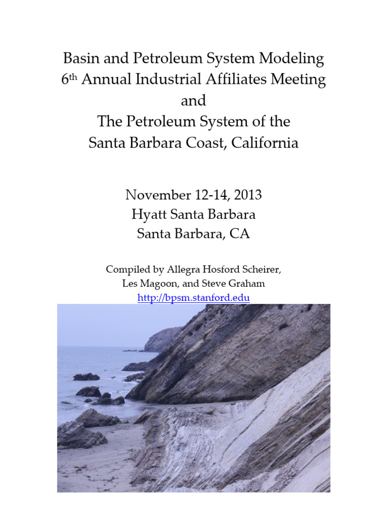 Basin and Petroleum System Modeling 6th Annual Industrial Affiliates ...
