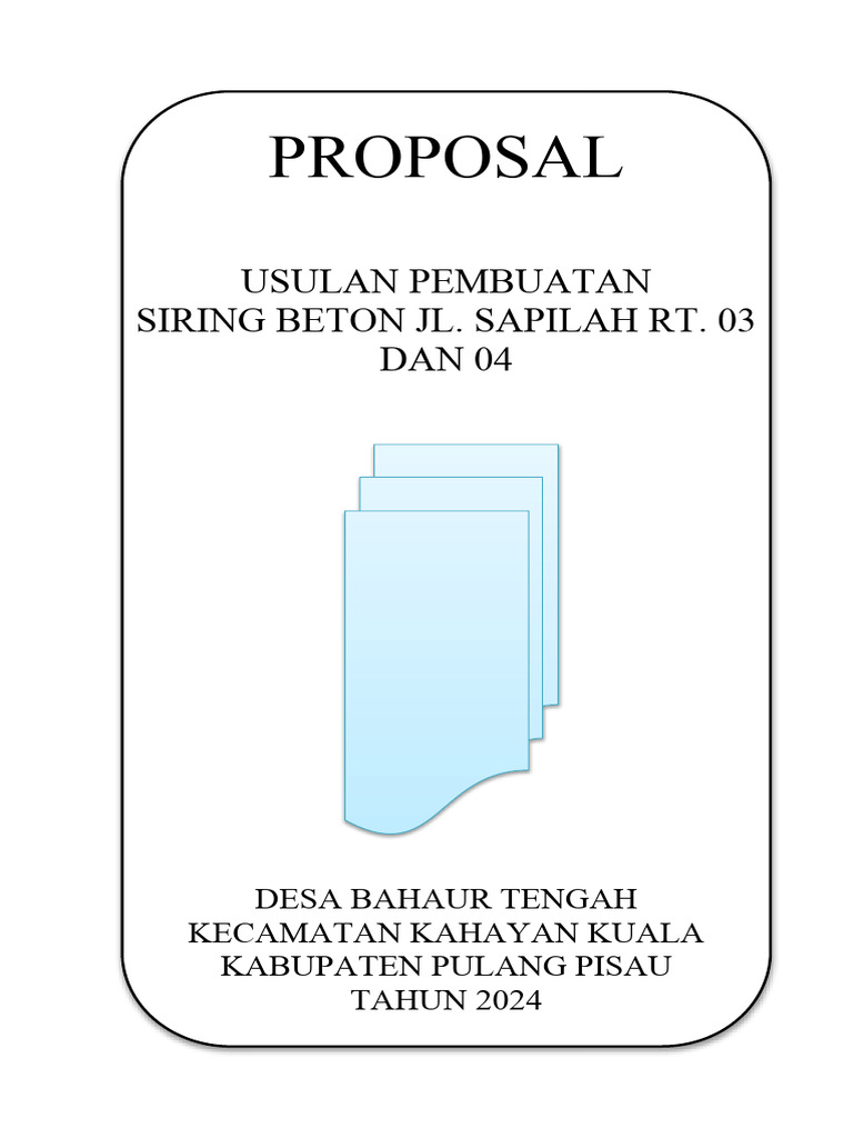 Proposal Siring Pantai Cor Beton Batu Belah | PDF