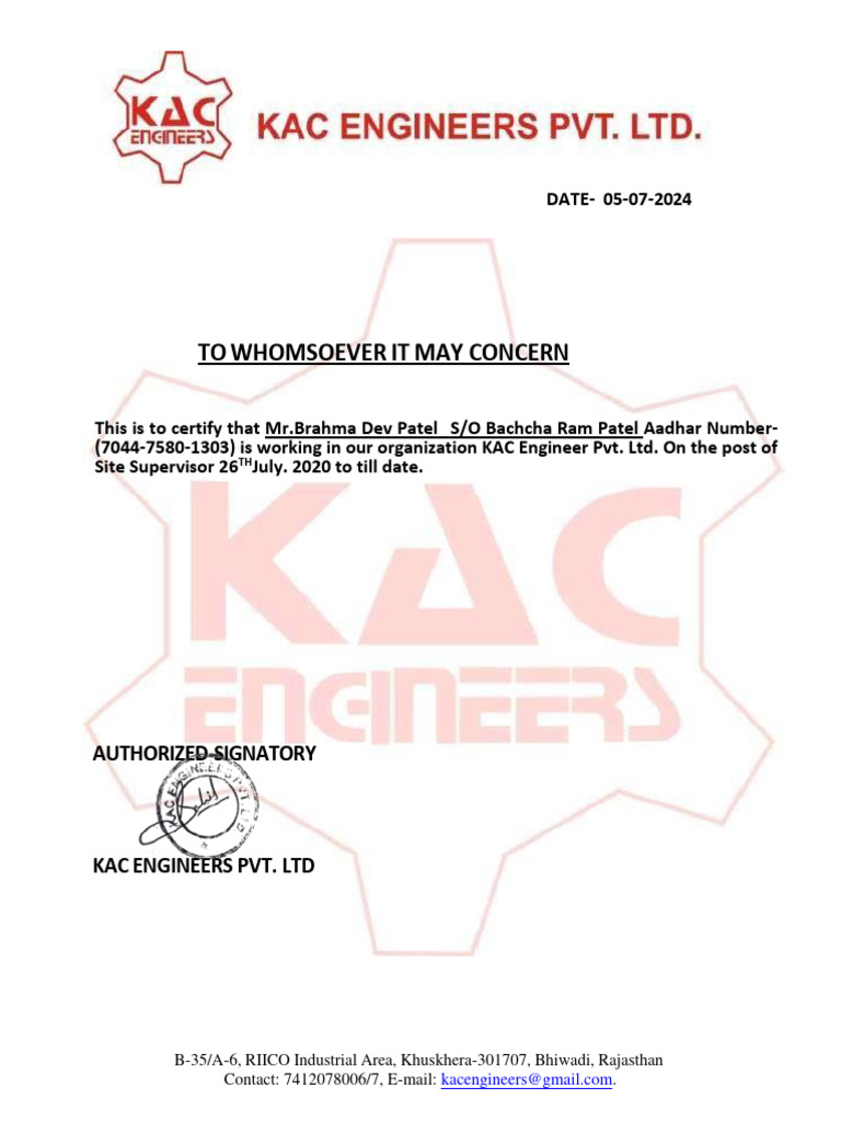 Bharma Dev Patel Expr | PDF | Business