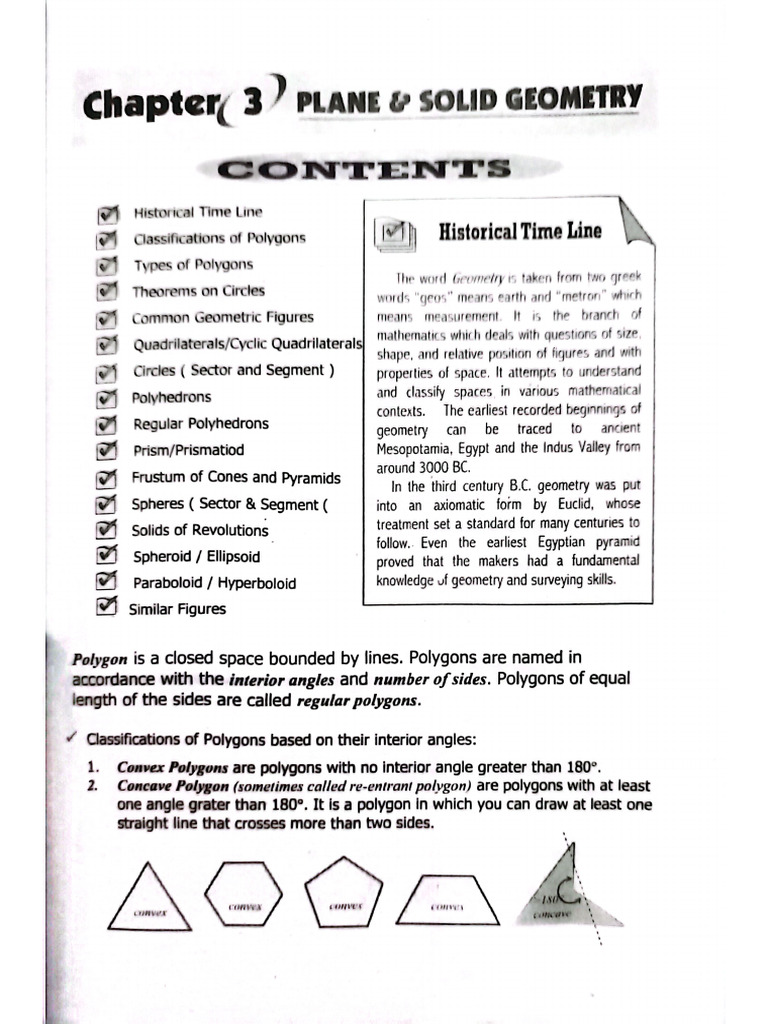 Plane and Solid Geometry | PDF