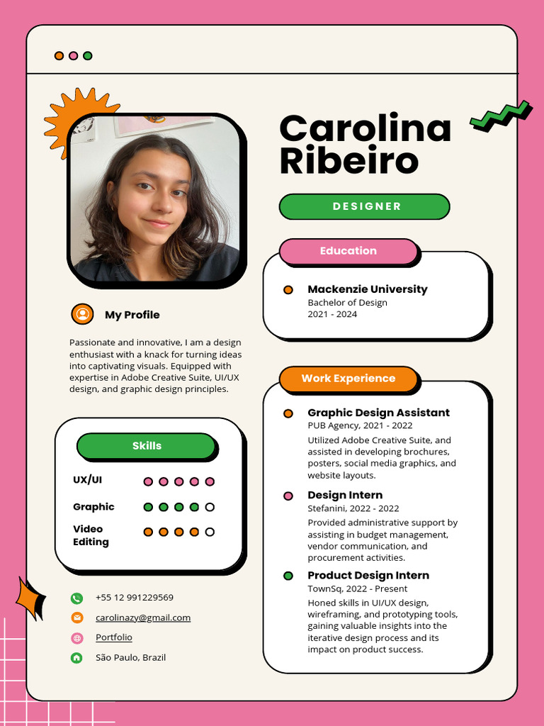 Carolina Ribeiro - Resume | PDF