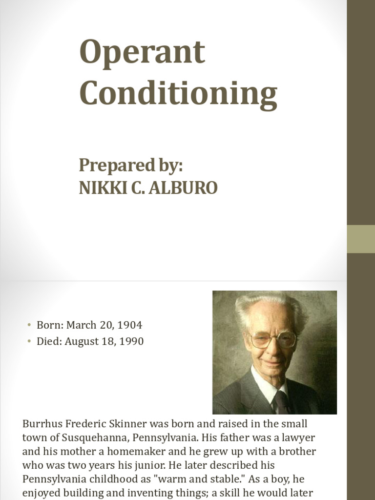 Understanding Operant Conditioning | PDF | Reinforcement ...