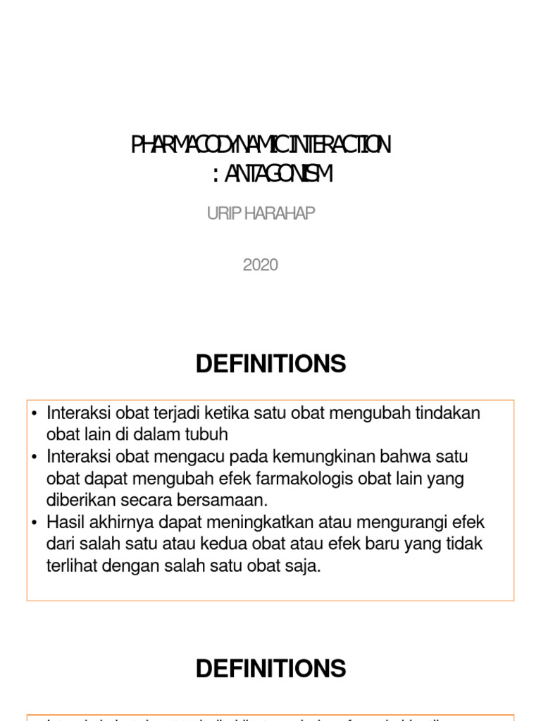 Pak Urip Antagonis | PDF | Selective Serotonin Reuptake Inhibitor ...