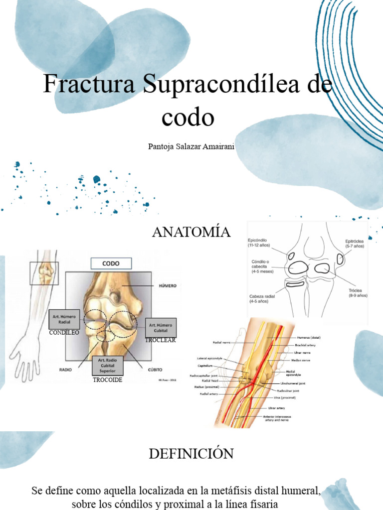 Fractura Supracondílea de Codo | PDF | Codo | Sistema musculoesquelético Fractura Supracondílea de Codo | PDF | Codo | Sistema musculoesquelético