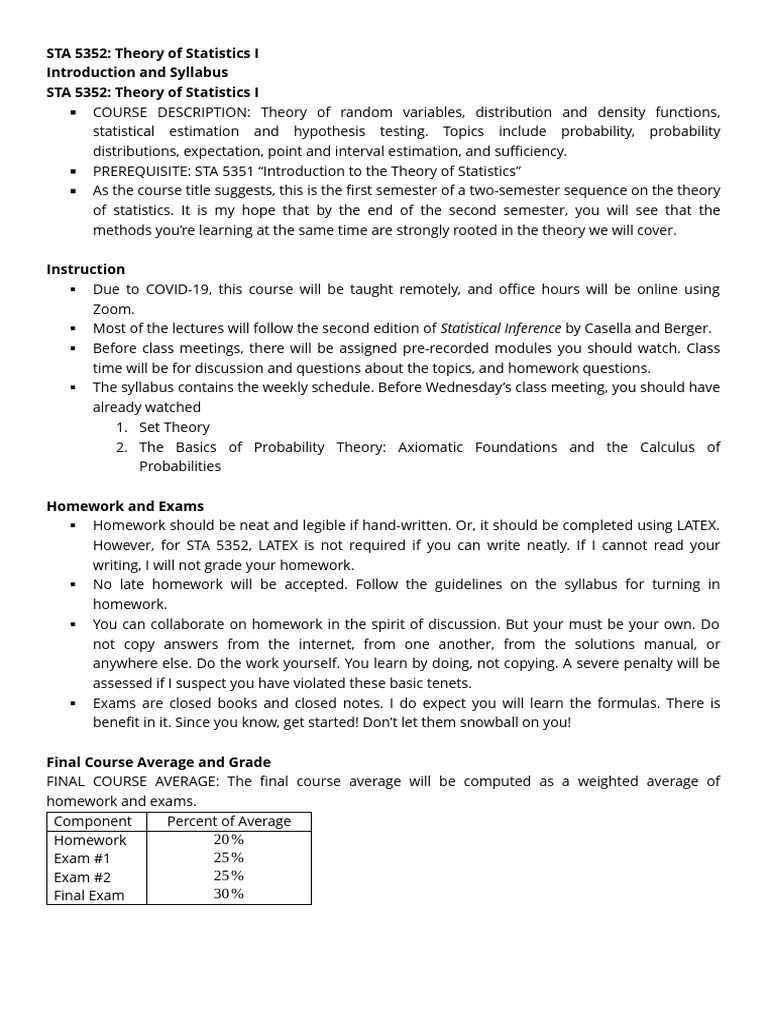 Statistical Inference Pdf Statistics Probability Distribution