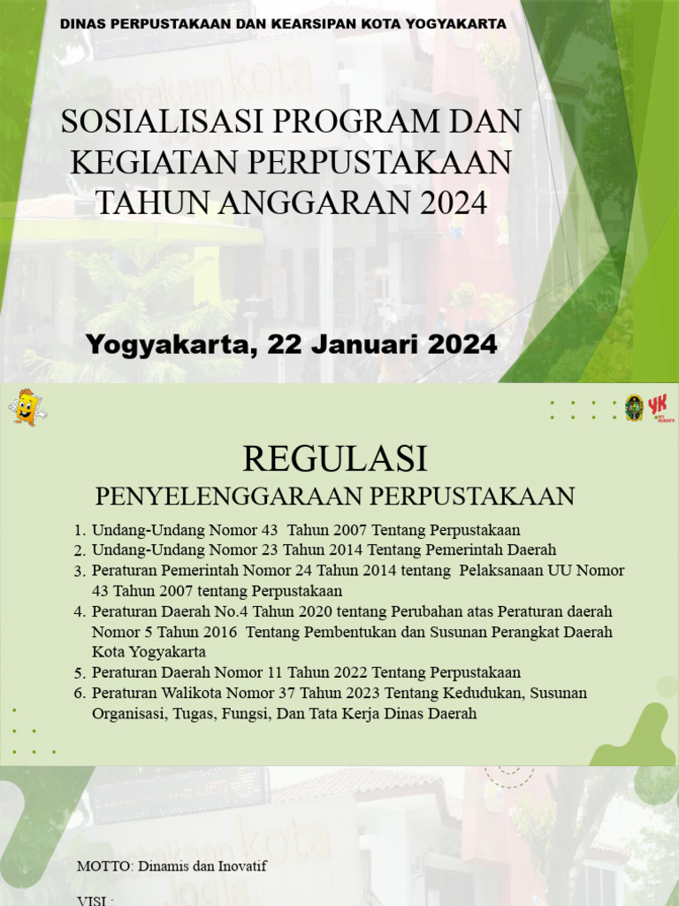 Materi Sosialisasi Bidang Perpust 2024 Fix | PDF
