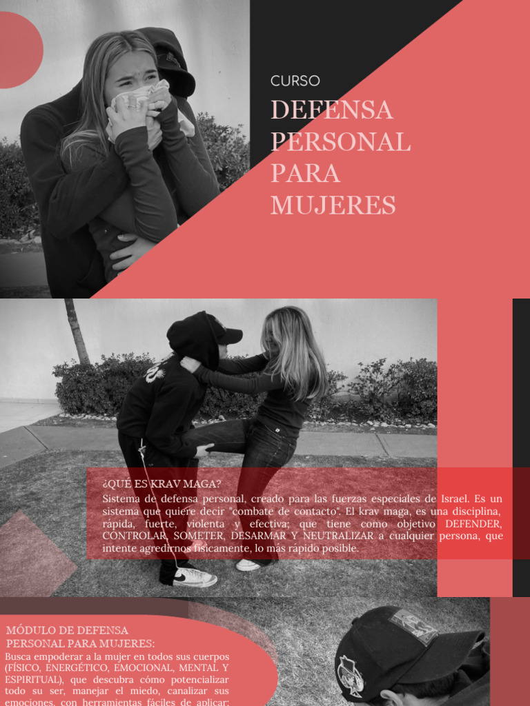 Curso Defensa Personal para Mujeres | PDF
