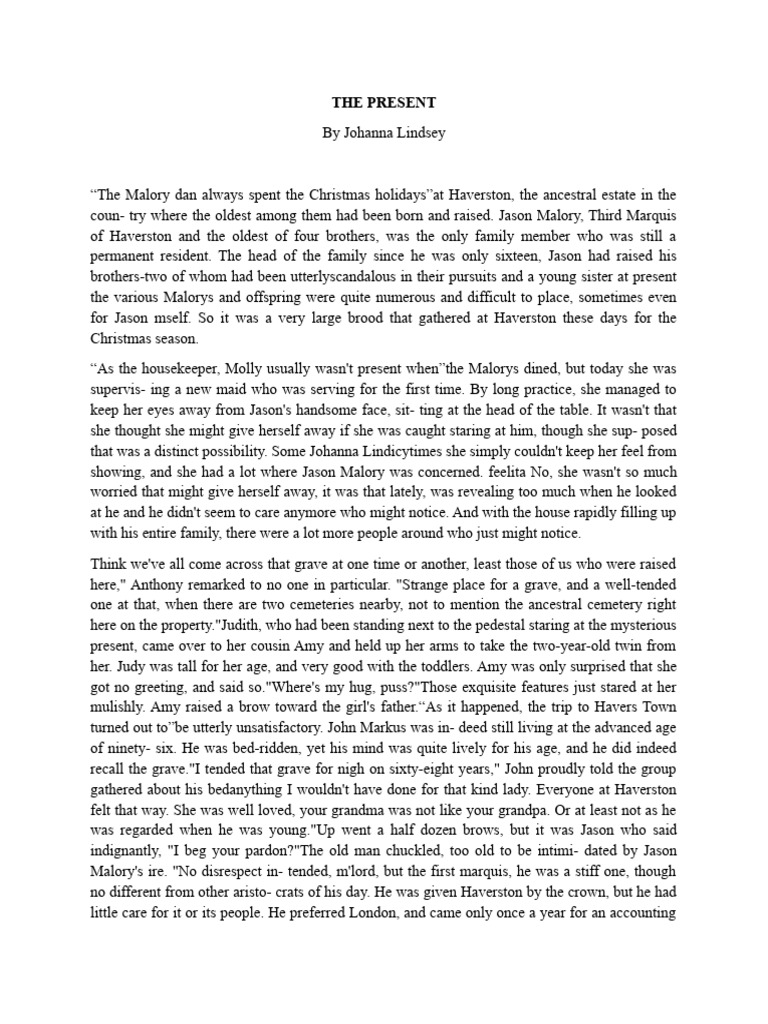 The Present | PDF | Mystery, Thriller & Crime Fiction