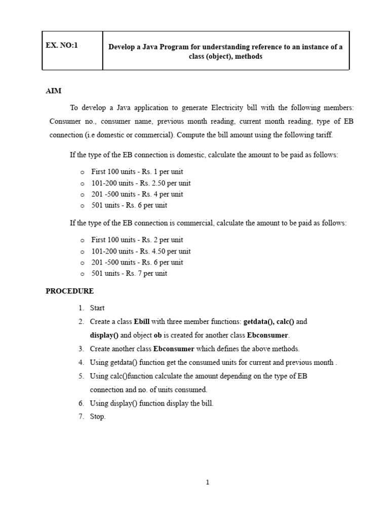 1 Oops Lab Manual Soundarya Senthil Murugan 2024 | PDF | Method (Computer Programming) | Class ...