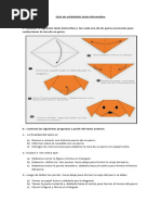 ¿Cómo Hacer Un Perrito de Origami? | PDF | Origami