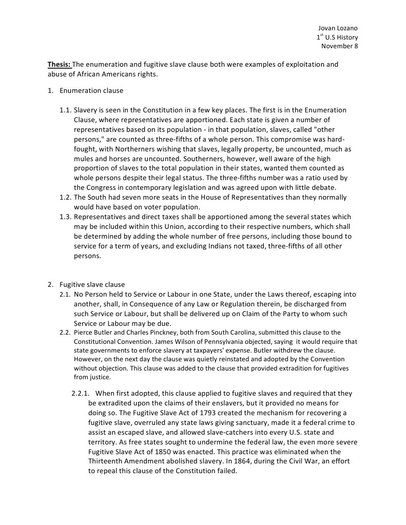 Enumeration Fugitive Clause | PDF