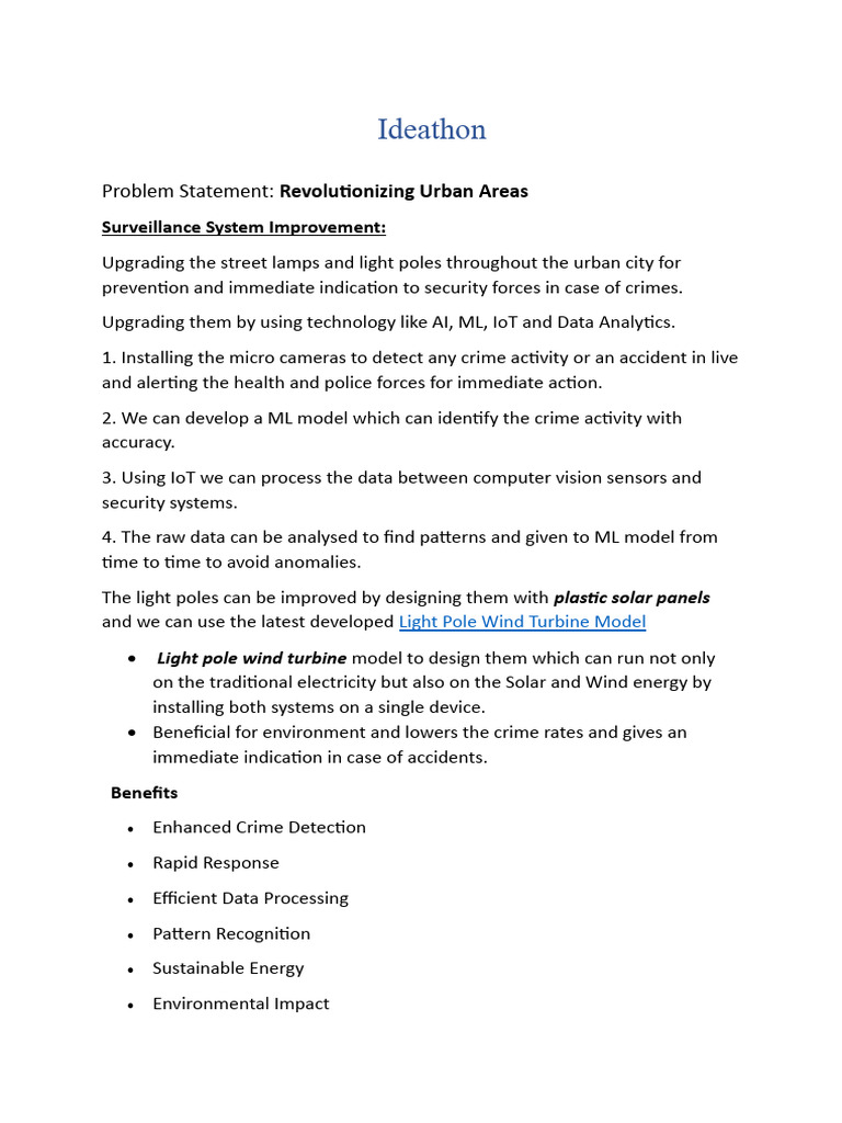 Infosys Springboard Ideathon | PDF | Recycling | Internet Of Things