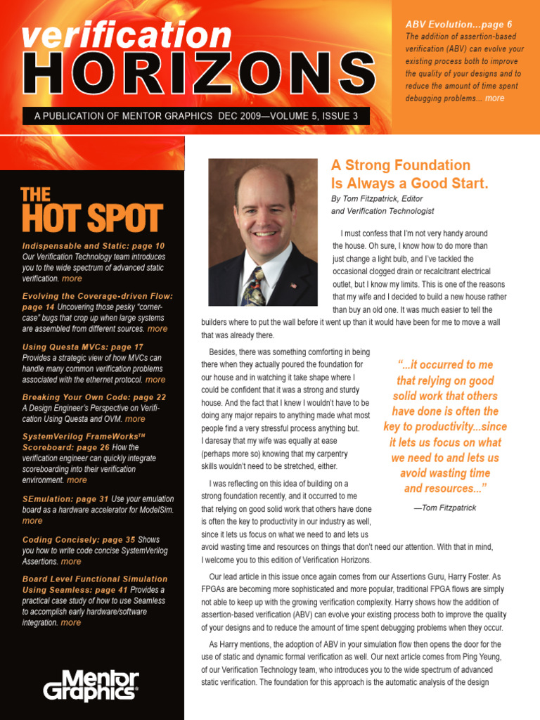 horizons-dec-09 | PDF | Formal Verification | Field Programmable Gate Array
