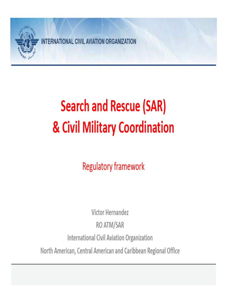 ICAO Search and Rescue (SAR) Guide | PDF | Air Traffic Control | Search ...