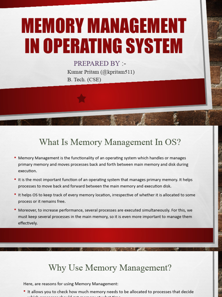 Memorymanagement 211214050034 | PDF | Computer Data Storage | Computer Programming