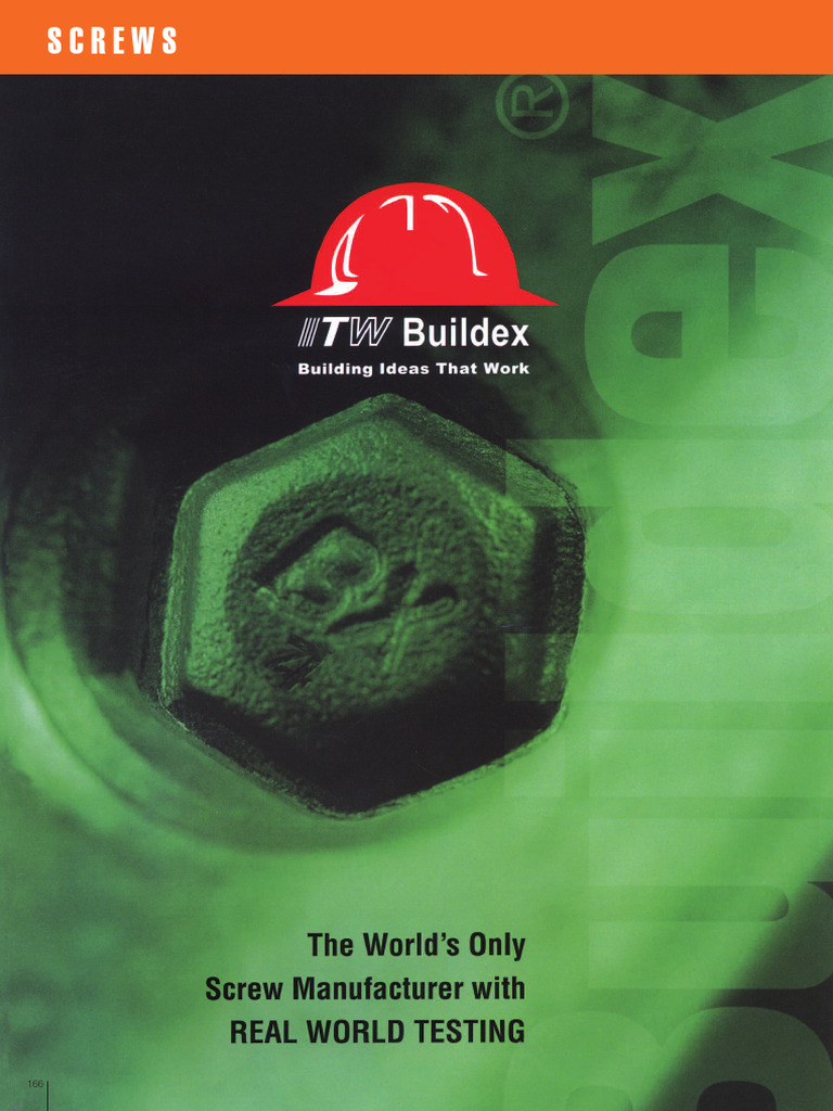 Buildex Brochure | PDF | Screw | Corrosion