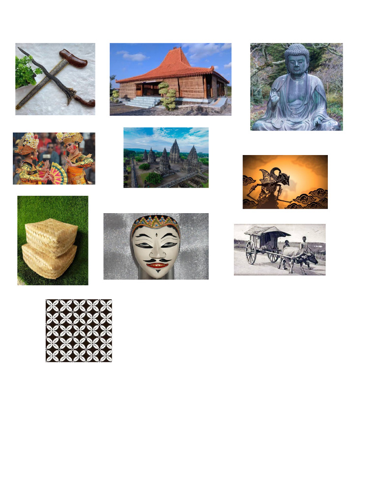 Foto Tugas Seni Budaya (10 Gambar Tradisional) | PDF