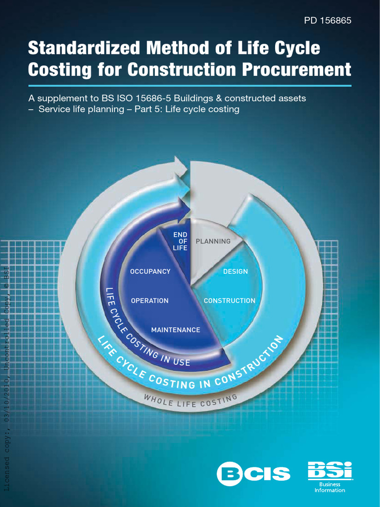 Standardised Method of LCC-1 | PDF | Life Cycle Assessment | Real ...