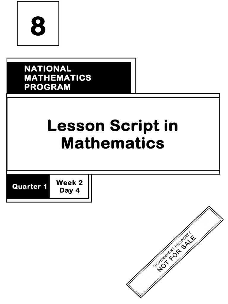 2024-LS-G8-NMP Mathematics Q1 W2 D4 | PDF | Mean | Mode (Statistics)
