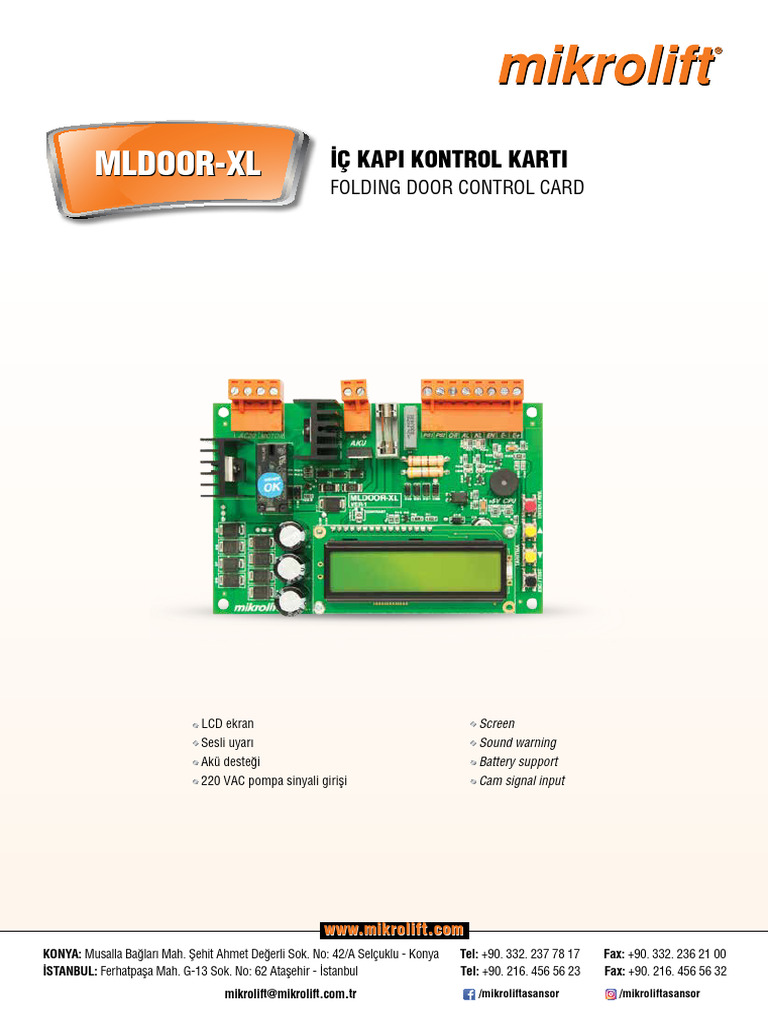 Mldoor XL | PDF