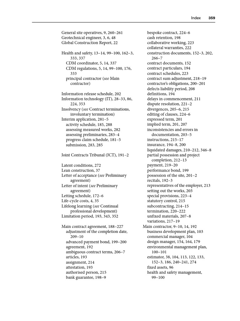 Construction Quantity Surveying - A Practical Guide For The Contractor's QS - 371 | PDF | Common ...